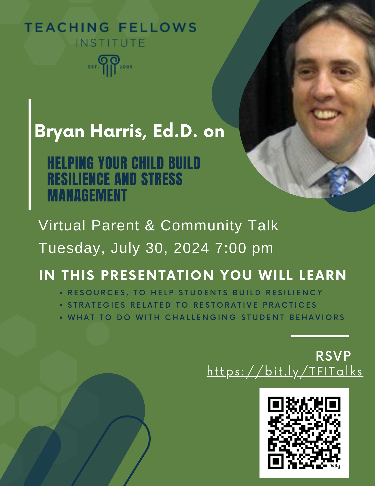 Upcoming Events | TFI 2024 Parent & Community Talk: Helping Your Child Build Resilience and ...